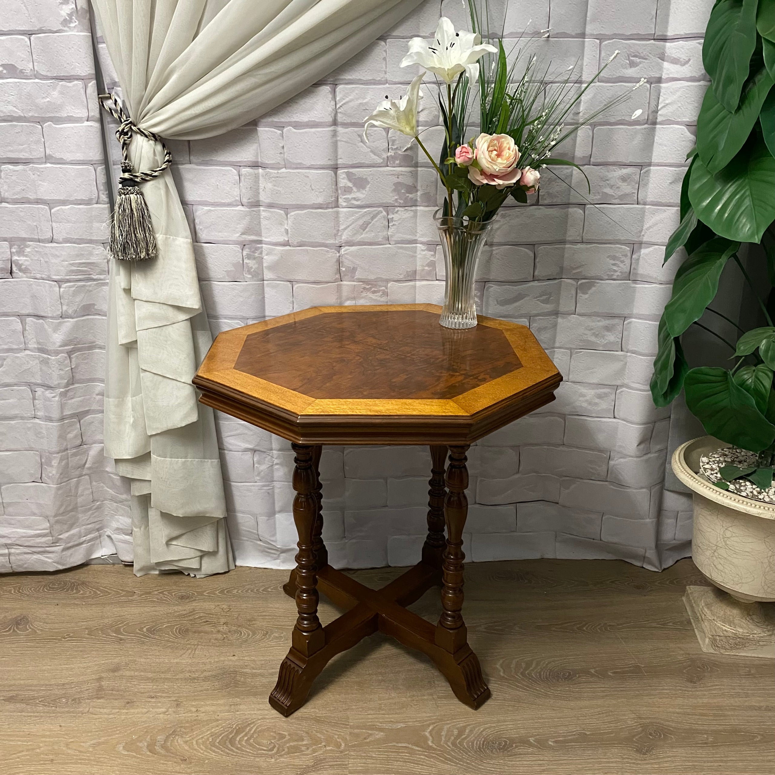 Vintage Imperial Furniture Co. Solid Wood Octagonal Parlour Table | New ...