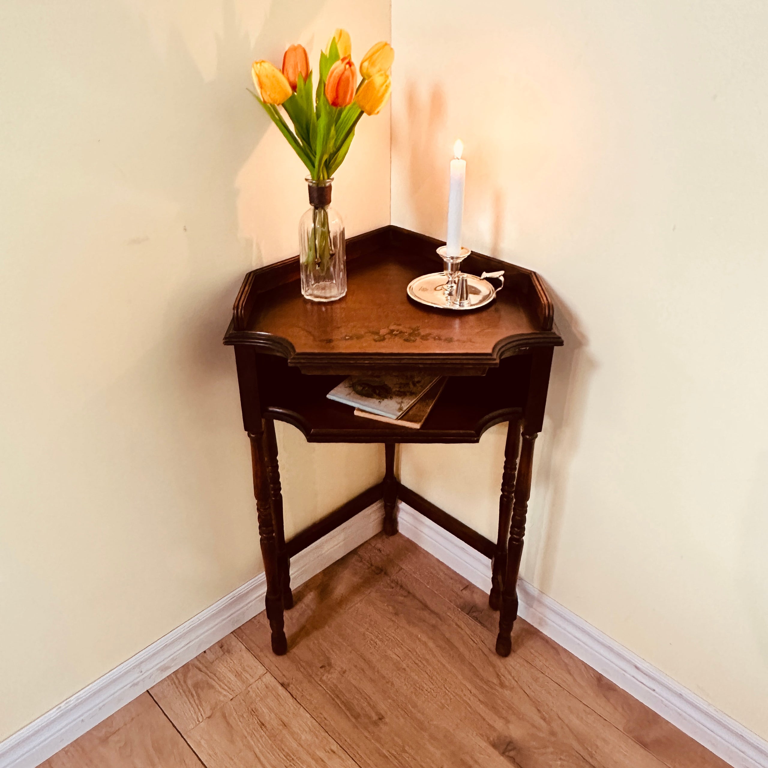 RARE Antique Corner Telephone Table | New Life Furniture